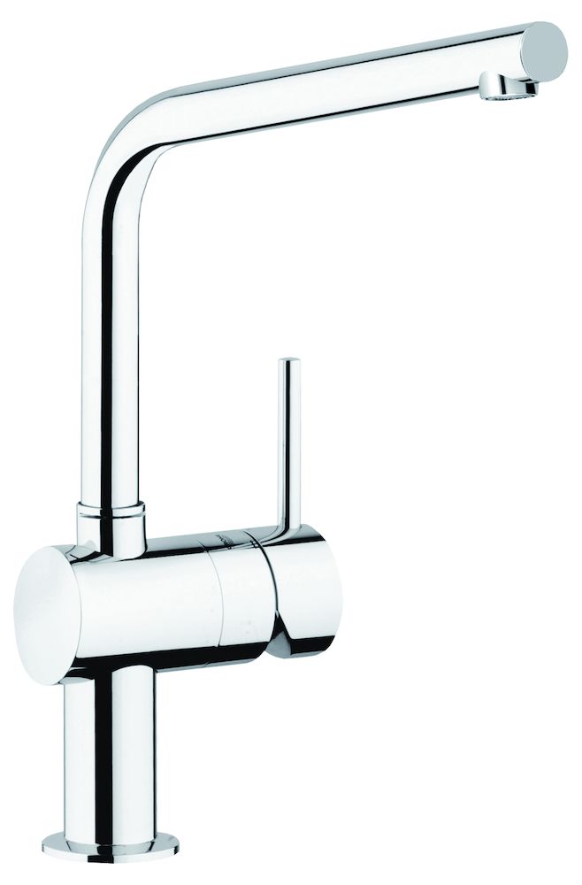 Grohe Minta 1-gats keukenkraan m. L-uitloop chroom 31375000 ...